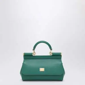 Dolce & Gabbana Small Sicily Top-handle Bag In Emerald - Green