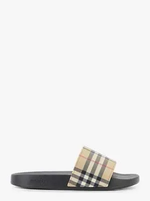 Burberry Sandals With Check Pattern - Multicolor