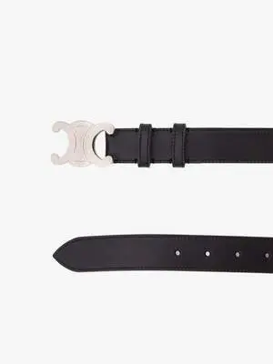 Celine Triomphe Leather Belt