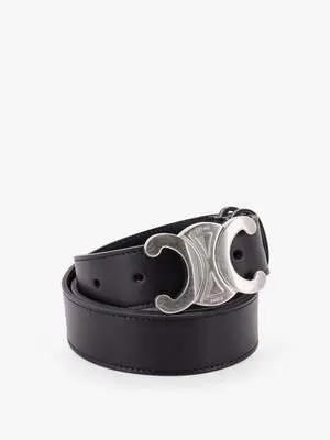 Celine Triomphe Leather Belt