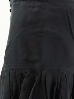 Isabel Marant Étoile Organic Cotton And Viscose Blend Ruffled Mini Skirt - Black
