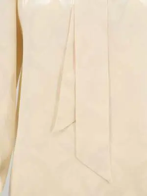 Dior Silk Top With Floral Jacquard And Cut-out Details - Multicolor