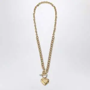 Chloé Heart Chain Necklace - Silver