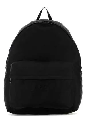 A.p.c. Canvas Backpack - Black
