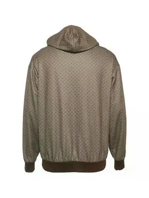 Gucci Monogram Print Hoodie - Neutrals