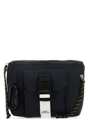 A.p.c. Navy Canvas Trek Belt Bag