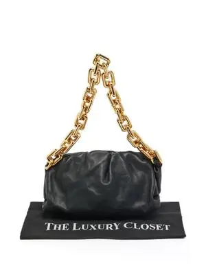 Bottega Veneta The Chain Pouch Leather Clutch Bag