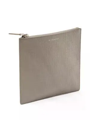 Givenchy 4g Embossed Leather Clutch Bag
