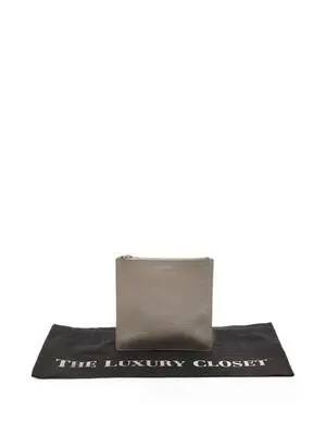 Givenchy 4g Embossed Leather Clutch Bag
