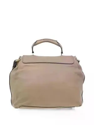Chloé Elsie Leather Top Handle Satchel Bag - Neutrals