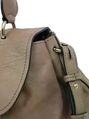 Chloé Elsie Leather Top Handle Satchel Bag - Neutrals