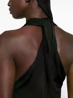 Another Tomorrow Sleeveless Maxi Dress