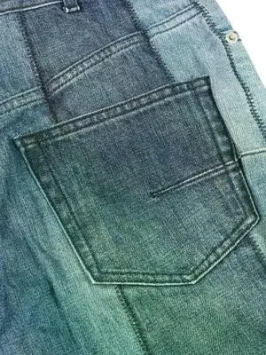 Dior Paneled Wide-leg Jeans