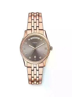 Fossil Scarlette Fluted-bezel 34mm Watch