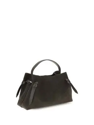 Yuzefi Gyoza Suede Shoulder Bag - Brown