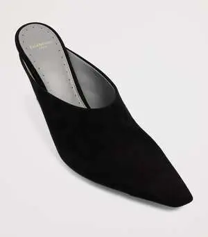 Balenciaga Suede Duchesse Mules 90
