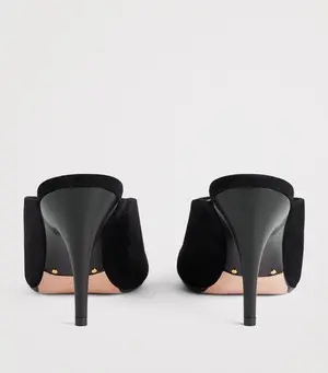 Balenciaga Suede Duchesse Mules 90