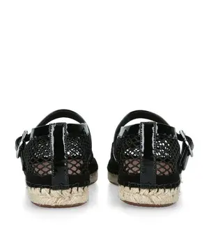 Alaïa Mesh-leather Espadrille Ballet Flats
