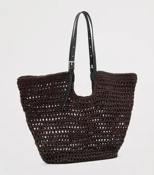 ALLSAINTS Crochet Tote Bag - Red