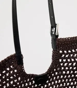 ALLSAINTS Crochet Tote Bag - Red