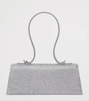 Alexander McQueen Calfskin Jewelled Top-handle Bag
