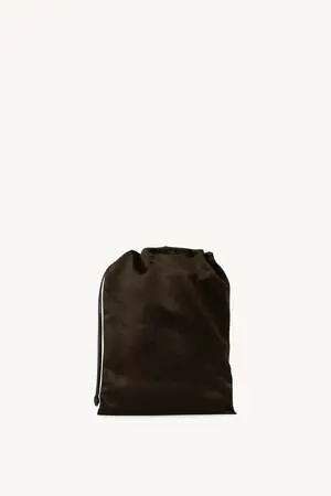 THE ROW Ray Pouch - Dark Brown