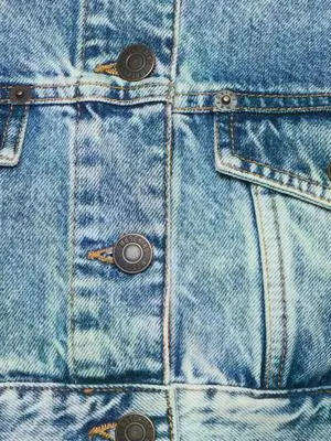 Moschino X H&m Embellished Cropped Denim Jacket