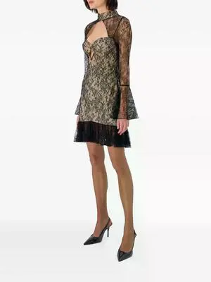 OCCLEUS Celine Fluted Mini Dress