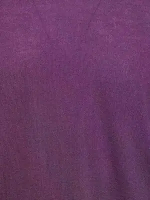 Loro Piana V-neck Cashmere Sweater - Purple