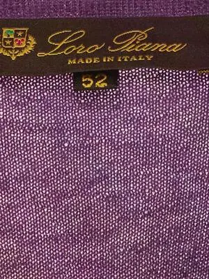 Loro Piana V-neck Cashmere Sweater - Purple