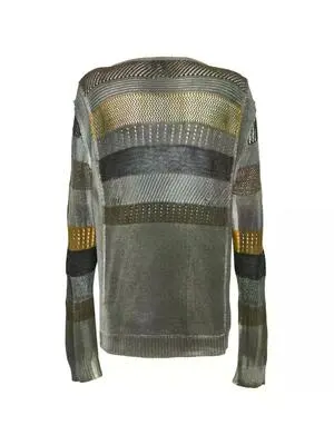 D&G PREOWNED D&g Striped Knit Sweater