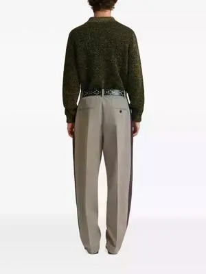 Marni Wool Pants With Contrast Side Bands