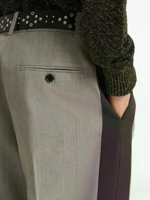 Marni Wool Pants With Contrast Side Bands