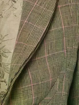 Stella McCartney Prince Of Wales Check Chain-link Blazer