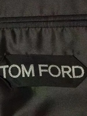 TOM FORD Single-breasted Check-pattern Wool Suit