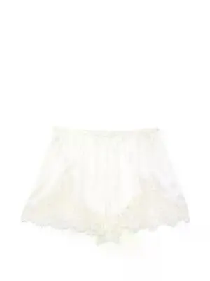 DÔEN Iona Lace-trim Shorts - Neutrals
