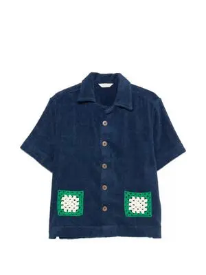 TERRY PUESTO Crochet-trim Detail Shirt