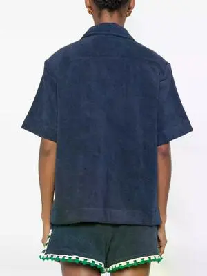 TERRY PUESTO Crochet-trim Detail Shirt