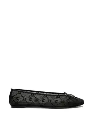 MARINE SERRE Moonogram Mesh Ballet Flats