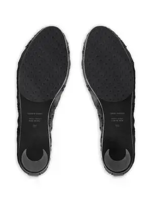 MARINE SERRE Moonogram Mesh Ballet Flats