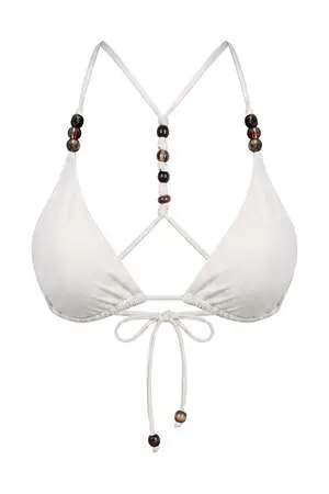 NICHOLAS Rita Bikini Top - Ivory