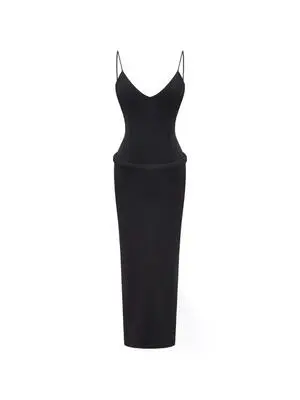 OCCLEUS Bailey V-neck Midi Dress