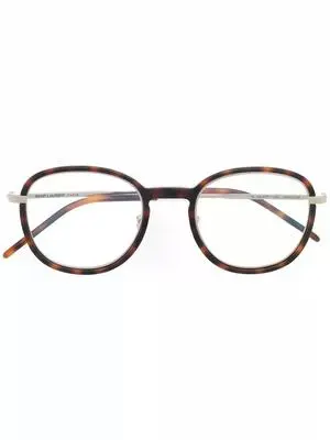 Saint Laurent Tortoiseshell-frame Glasses - Brown