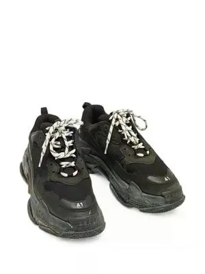 Balenciaga Triple S Mesh Sneakers - Black