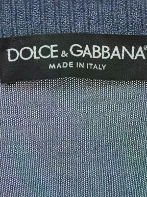 Dolce & Gabbana Silk Knit V-neck Cardigan