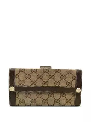 Gucci Gg Canvas Wallet - Neutrals