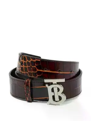 Burberry Leather Belt - Brown