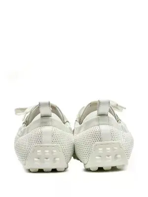 Hermès Perforated Lace-up Sneakers