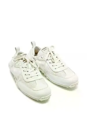 Hermès Perforated Lace-up Sneakers