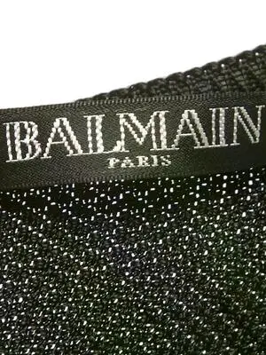 Balmain Wrap Effect Jumpsuit With Gold-tone Buttons